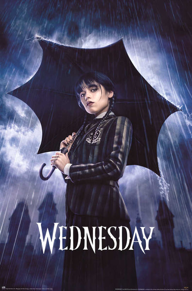 Poster: Wednesday (Netflix) - Umbrella (24"x36") – BananaRoad