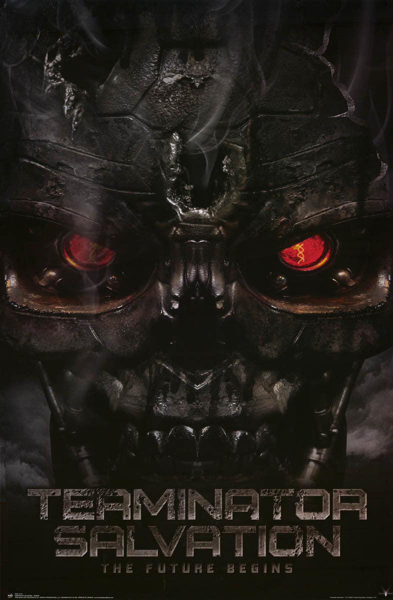 Terminator 4 Poster Original Terminator Launched Salvation 2009
