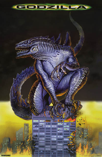 Godzilla 1998 Japanese Poster