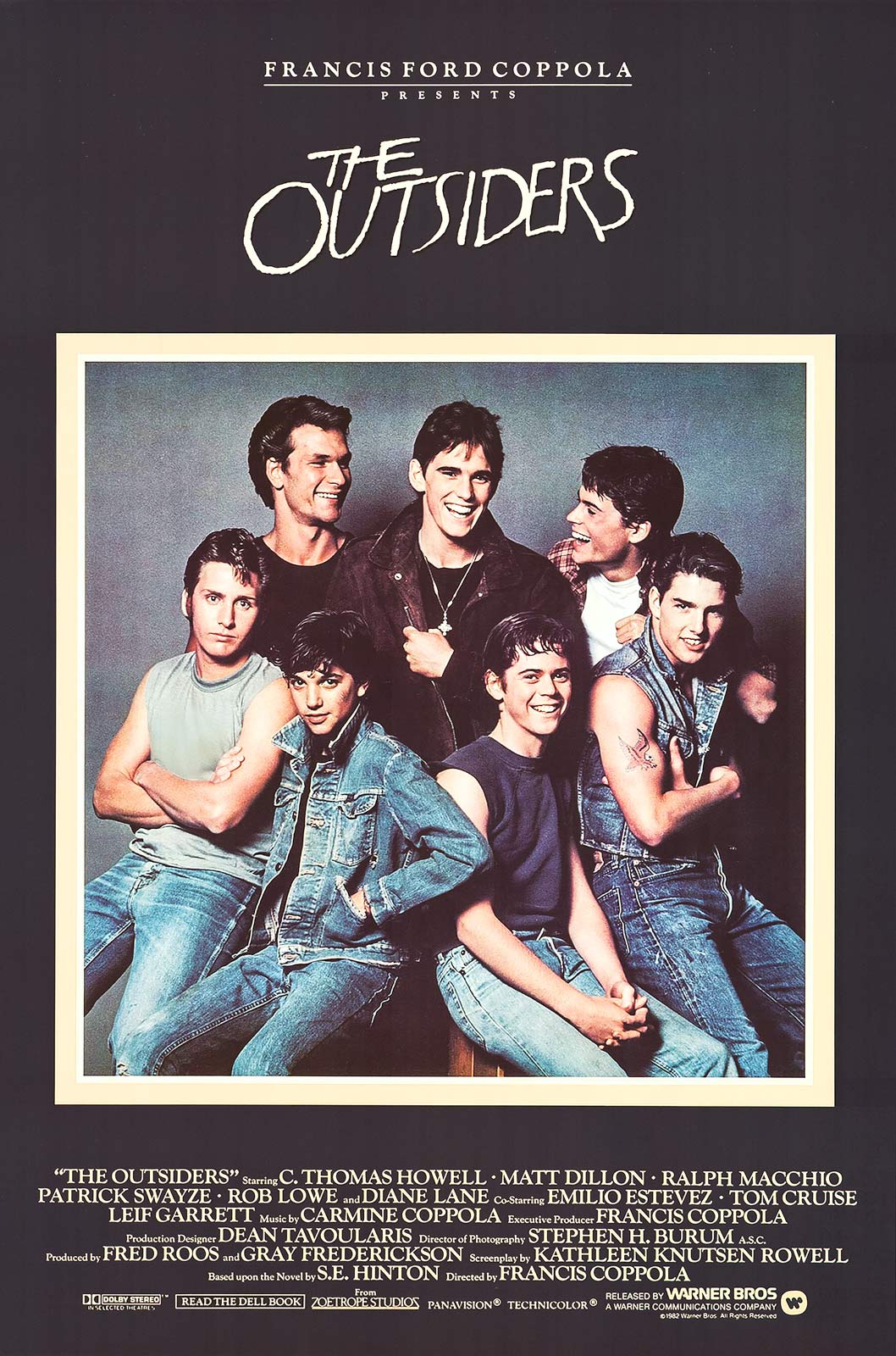 The Outsiders Movie Poster The Outsiders Movie Poster Wall Art Modern