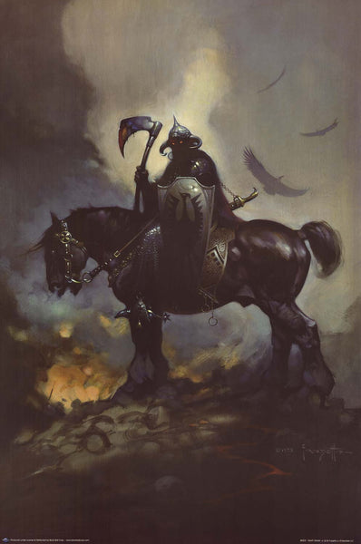 Frank Frazetta Death Dealer Poster 24x36 – BananaRoad