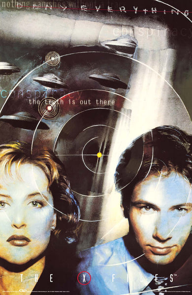 Poster: X-Files Mulder and Scully (23"x35") – BananaRoad